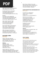 Sining Lyrics by Dionela ft. Jay R | PDF
