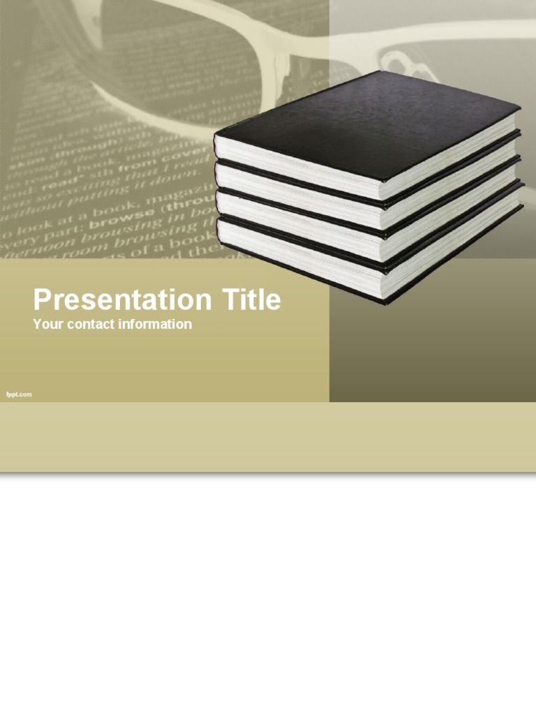 Sablon PPT Literatura | PDF