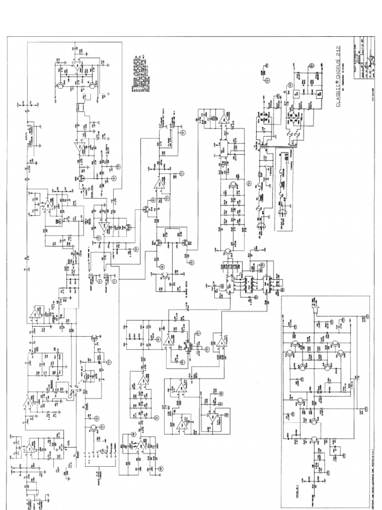 PEAVEY CLASSIC CHORUS 212 Schematic | PDF