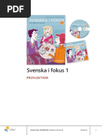 Swedish Vocabulary Practice Worksheet | PDF