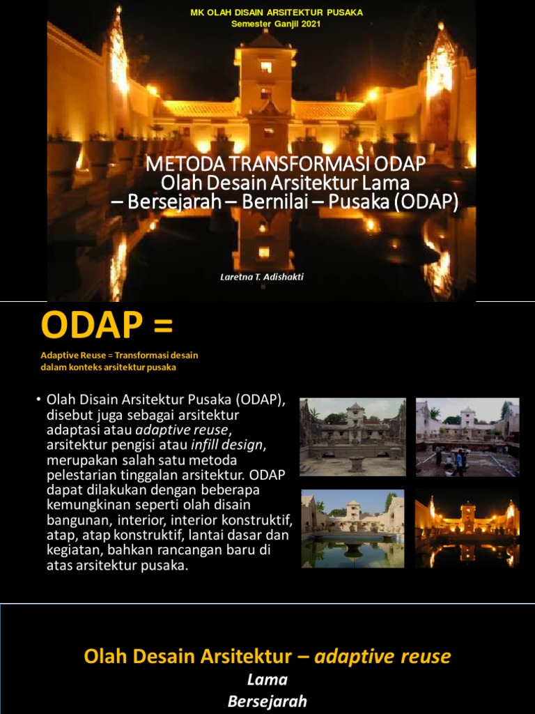Metoda Transformasi ODAP | PDF