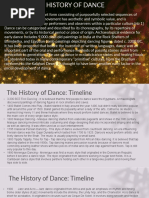 History of Dance | PDF | Dances | Ballet