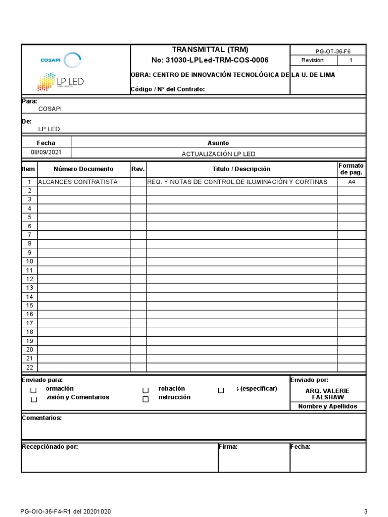 Formato de TDR | PDF