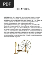Proceso de Hilatura | PDF | Seda | Textiles