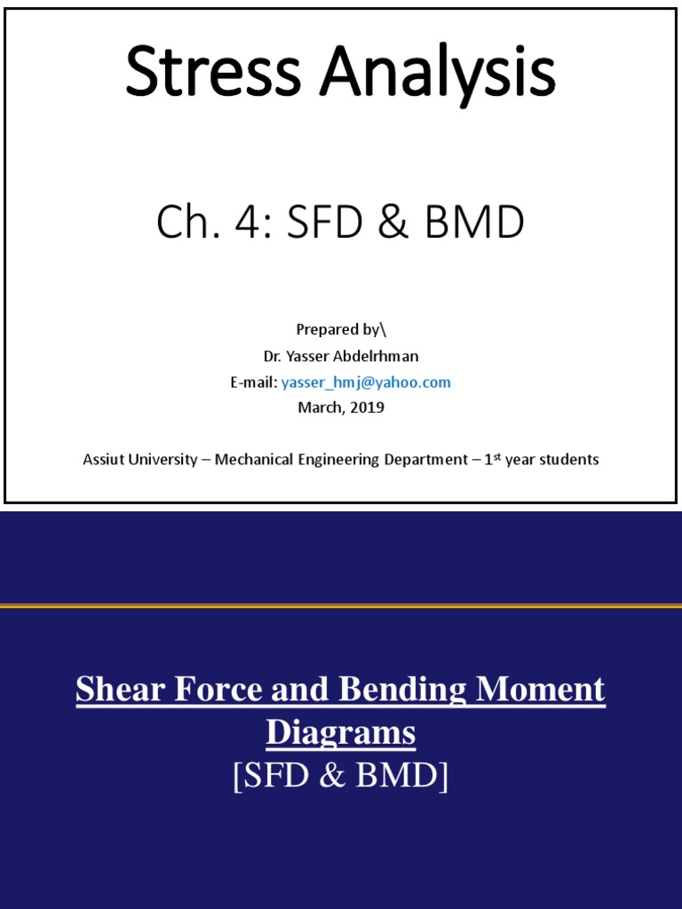 Ch. 4, SFD - BMD | PDF | Bending | Beam (Structure)