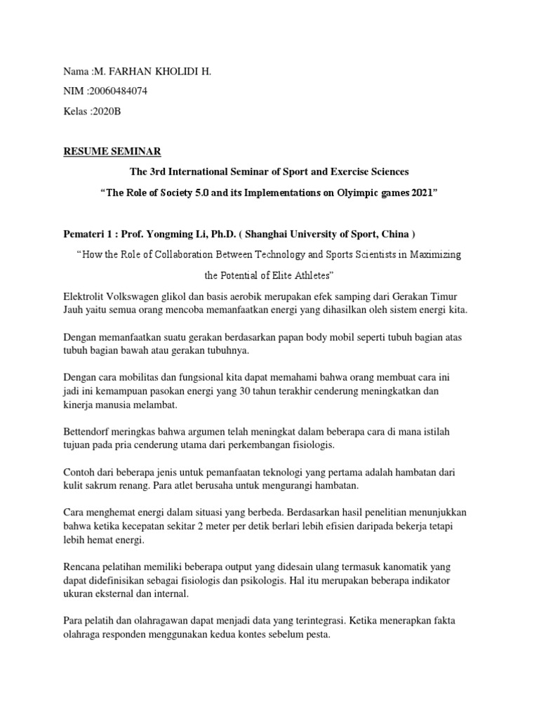 2020B - 074 - M. Farhan Kholidi. | PDF | Kesehatan Holistik