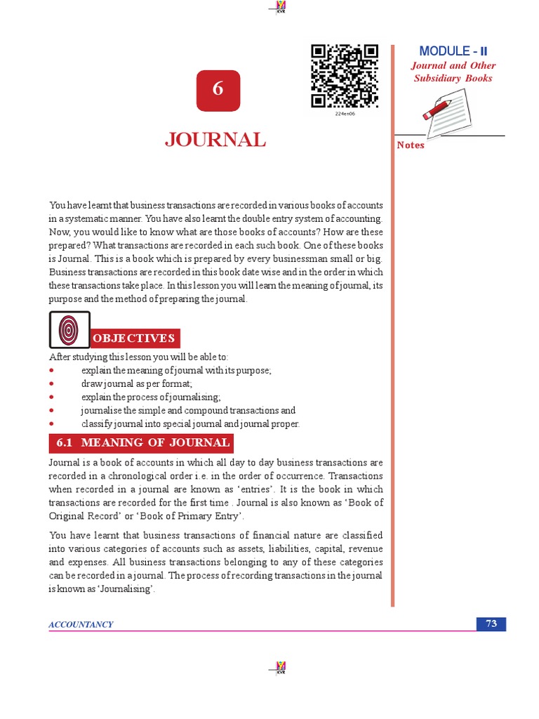 Journal and subsidiary books explained | PDF | Debits And Credits ...