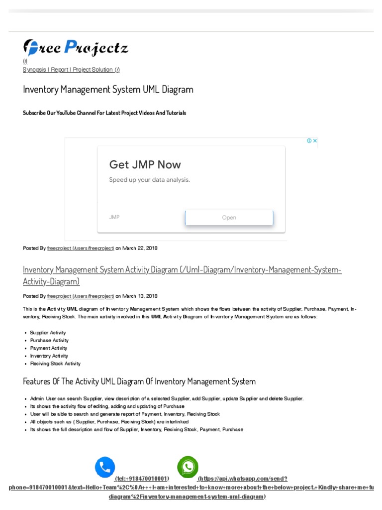 Inventory Management System UML Diagram - Complete | PDF | Use Case ...