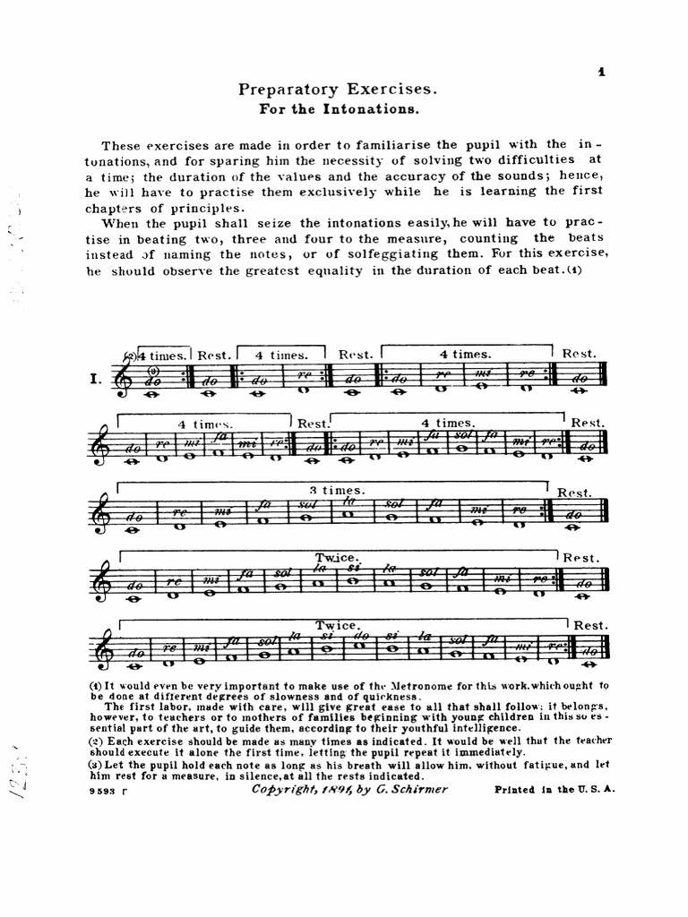 Solfeggio 1 | PDF