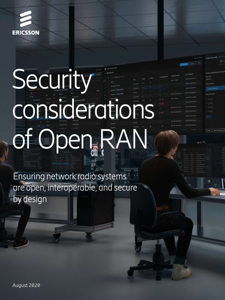 Security Considerations Open Ran | PDF | Vulnerability (Computing) | Computer Network