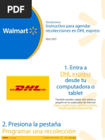Guía para Programar Recolección DHL | PDF | Chat en linea | Informática