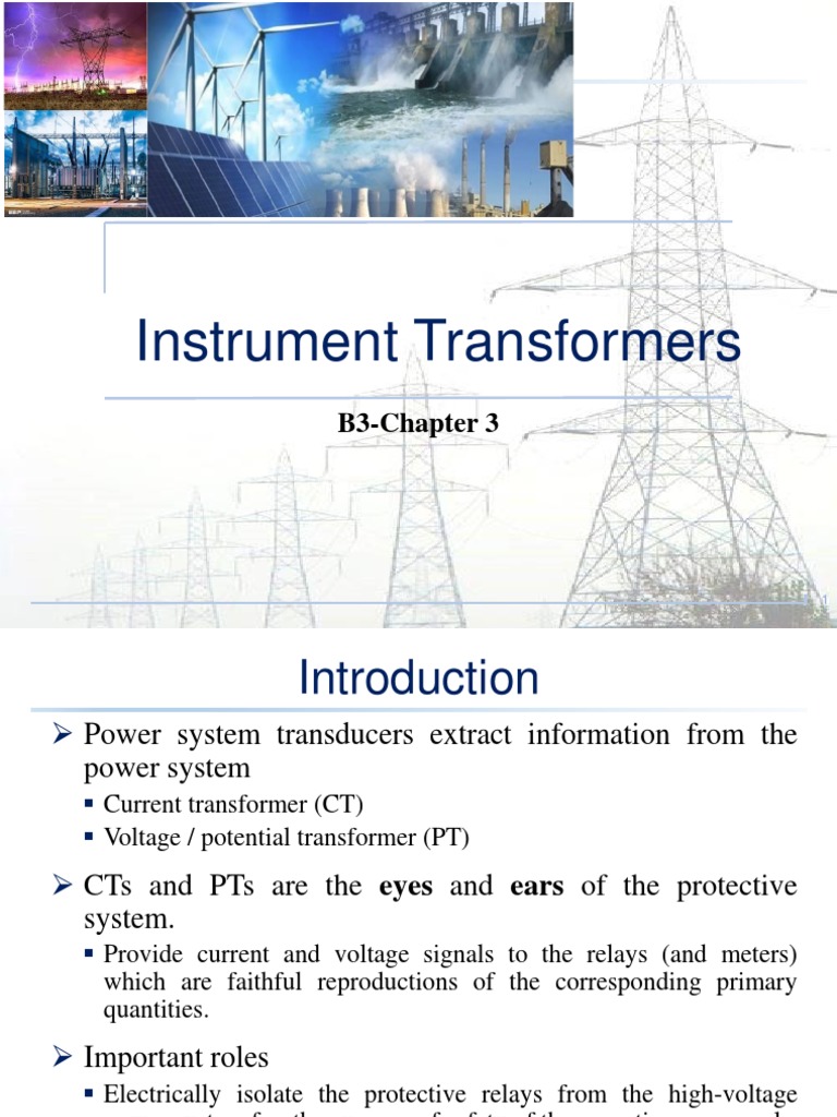 Overview of Instrument Transformers | PDF | Transformer | Capacitor