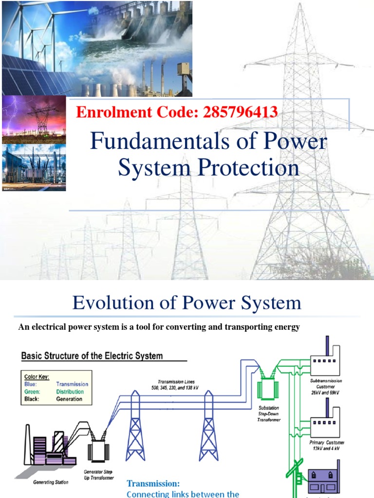 Fundamentals of Power System Protection: Enrolment Code: 285796413 ...