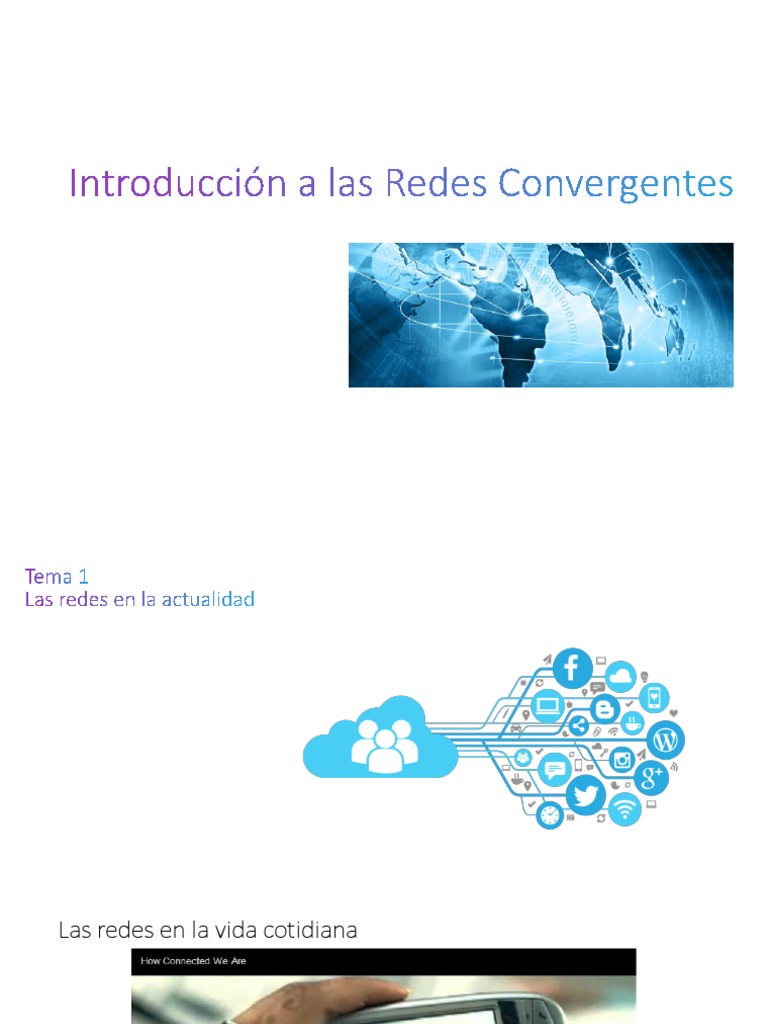 Introducción A Las Redes Convergentes | PDF | Red de computadoras | Red ...