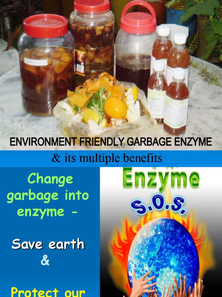 Garbage Enzyme For Presentation | PDF | Climate Change | Water