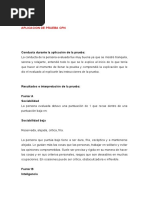 Prueba Pip | PDF | Cognición | Sicología