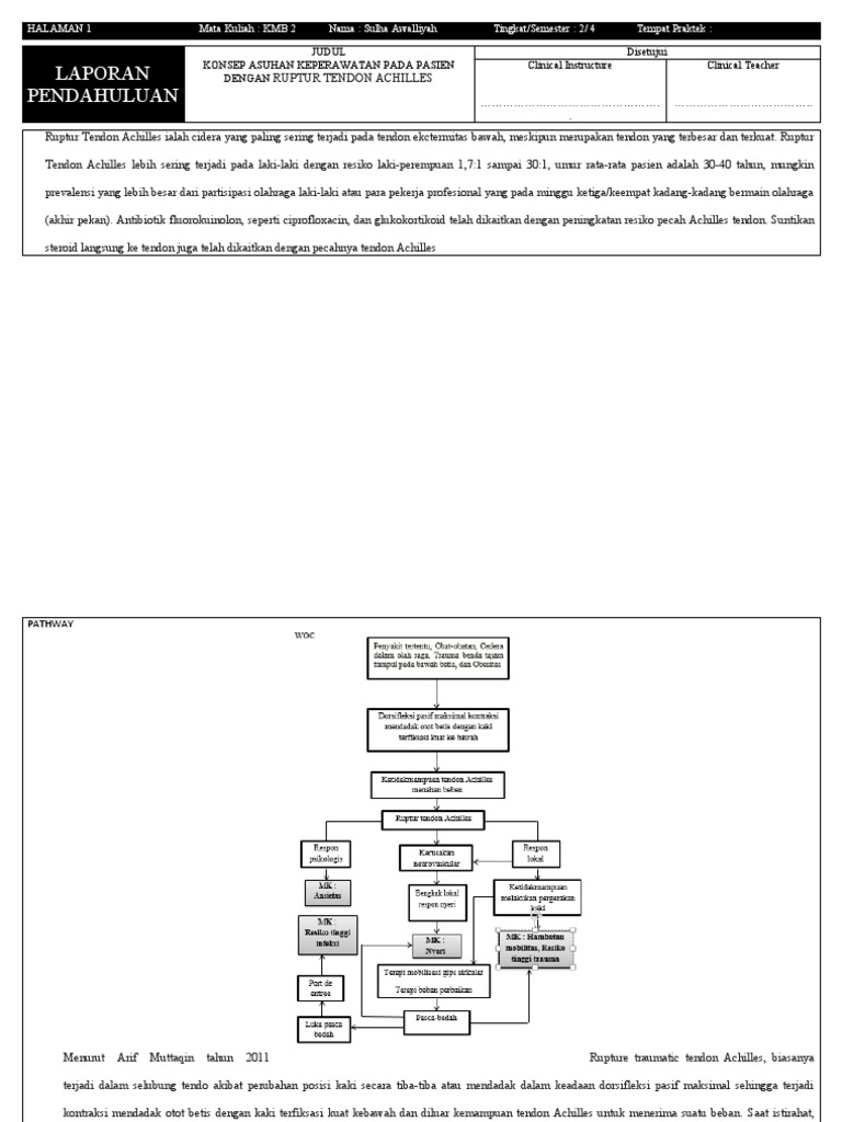 LP Ruptur Tendon | PDF