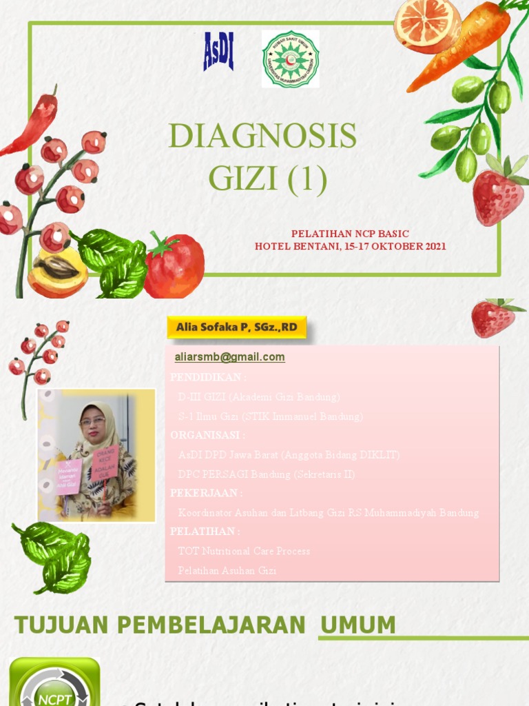 3a Diagnosis Gizi | PDF