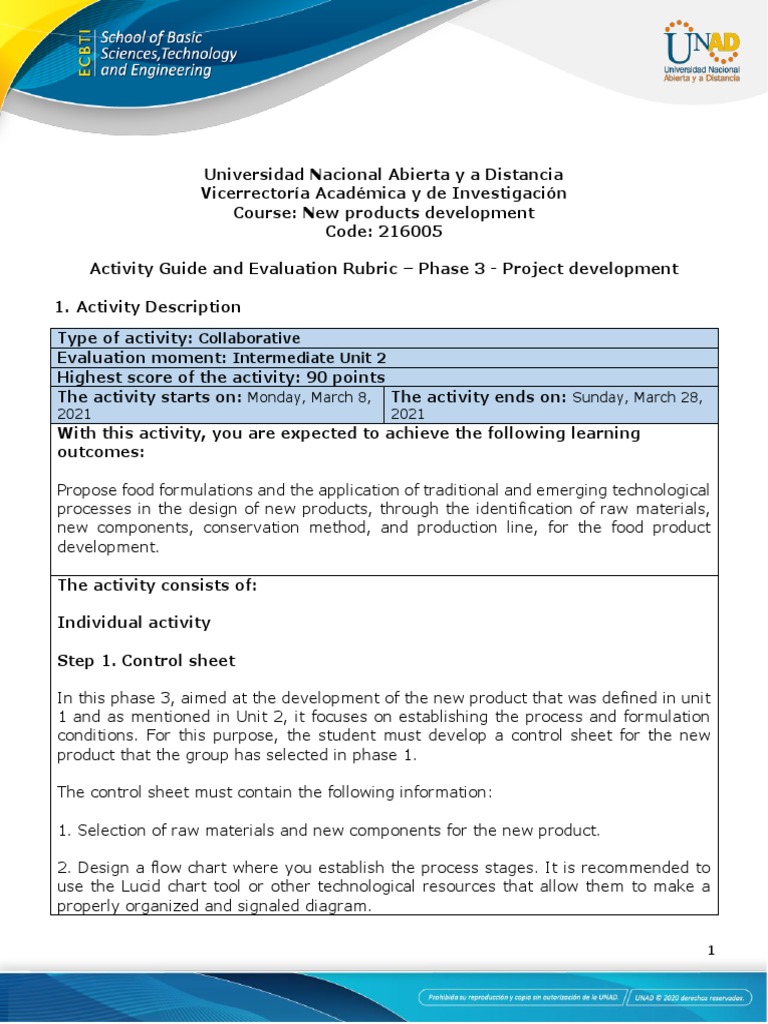 Activity Guide and Evaluation Rubric - Unit 2 - Phase 3 - Project ...