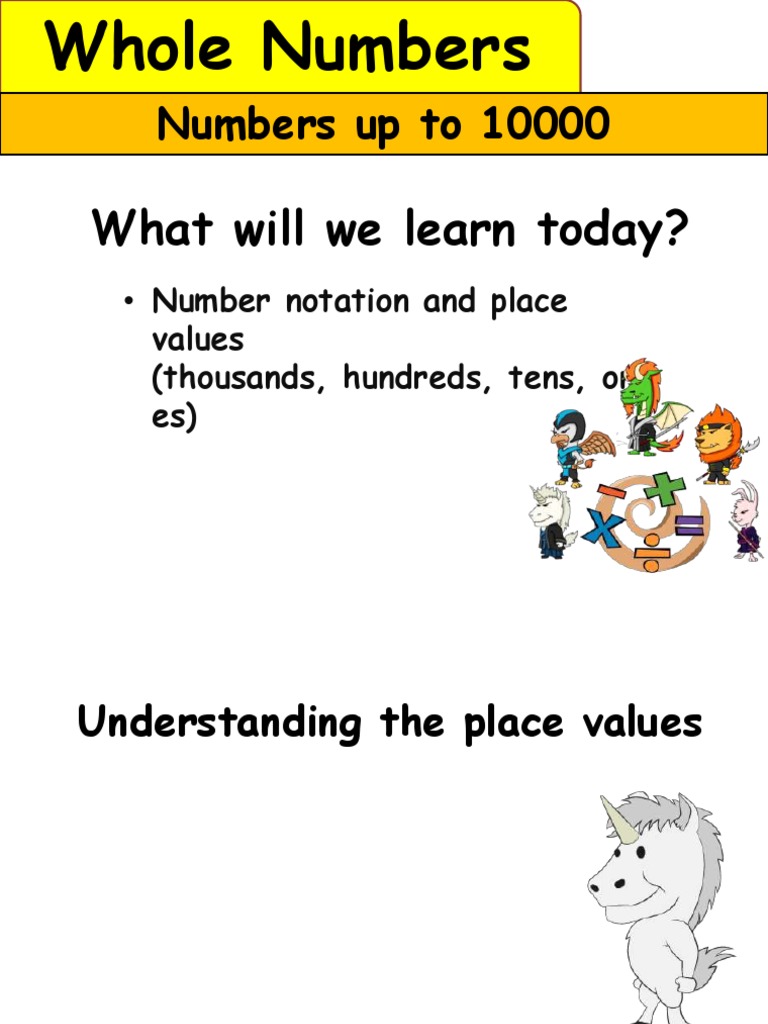 Numbers Up To 10000: What Will We Learn Today? | PDF | Number Theory ...