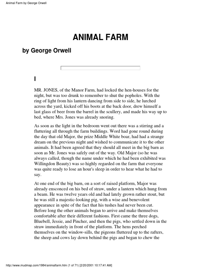 Full Animal Farm | PDF