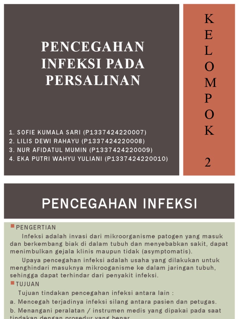 Pencegahan Infeksi Pada Persalinan | PDF