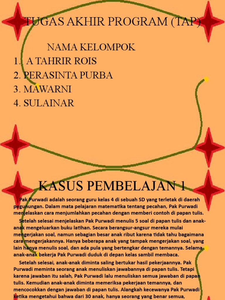 Tap Kelompok 1 | PDF | Seni & Disiplin Bahasa | Kesehatan Holistik