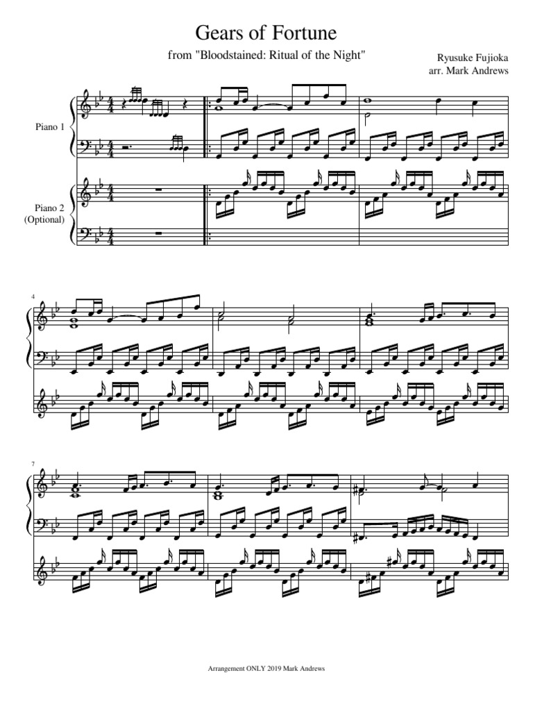Bloodstained Ritual of The Night - Gears of Fortune | PDF