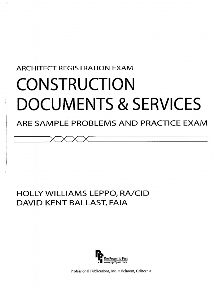 Construction Documents & Services | PDF