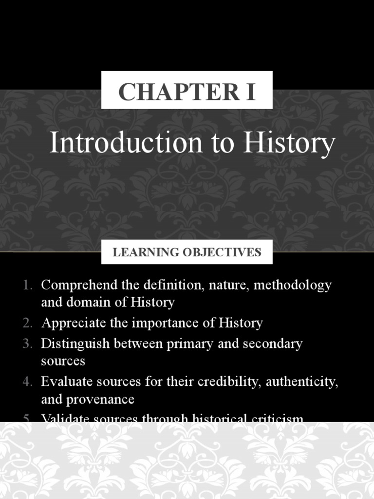 Introduction To History | PDF | Primary Sources | Historiography