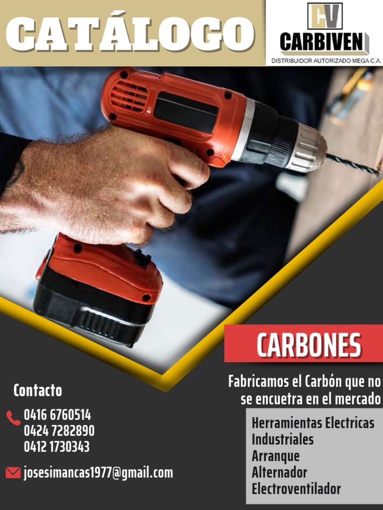 Catálogo de Carbones para Herramientas Eléctricas e Industriales | PDF ...