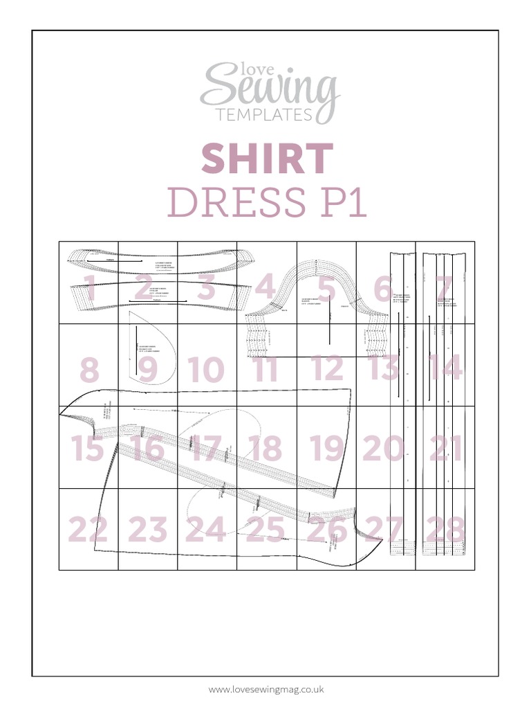 Button Dress Templates | PDF | Seam (Sewing) | Shirt