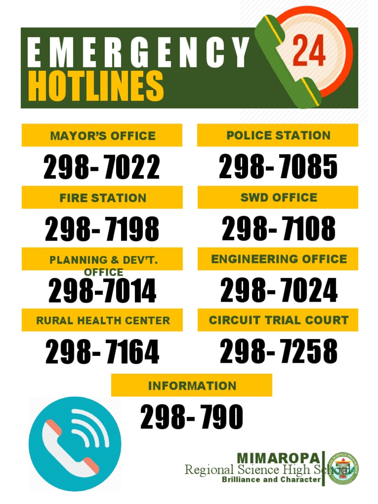 EMERGENCY | PDF | High Schools And Secondary Schools | Educational ...