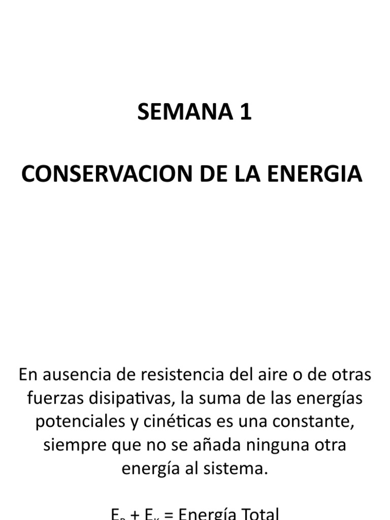 Conservación de la Energía Mecánica | PDF | Ciencia y matemáticas