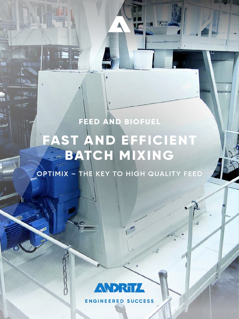 FB Optimix Paddle Mixer en Data | PDF | Liquids | Pump