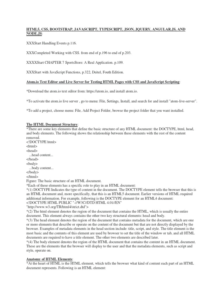 Html5 Css Bootstrap Javascript Typescript Json Jquery Angularjs And Nodejs Pdfdrive Pdf