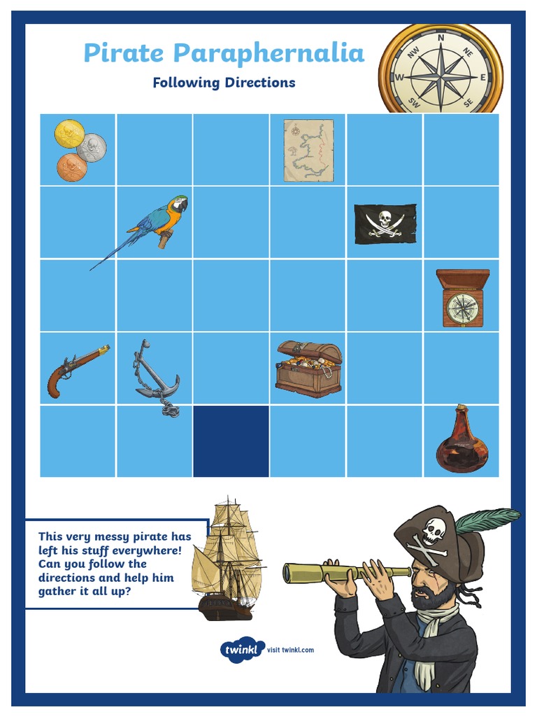 Pirate Paraphernalia: Following Directions | PDF | Water Transport ...