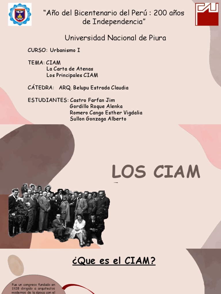 Ciam La Carta de Atenas Los Principales Ciam | PDF | Arquitecto ...