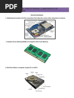 Internal and External Components of Computer | PDF