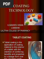 Tablet Coating PDF | PDF | Tablet (Pharmacy) | Solvent