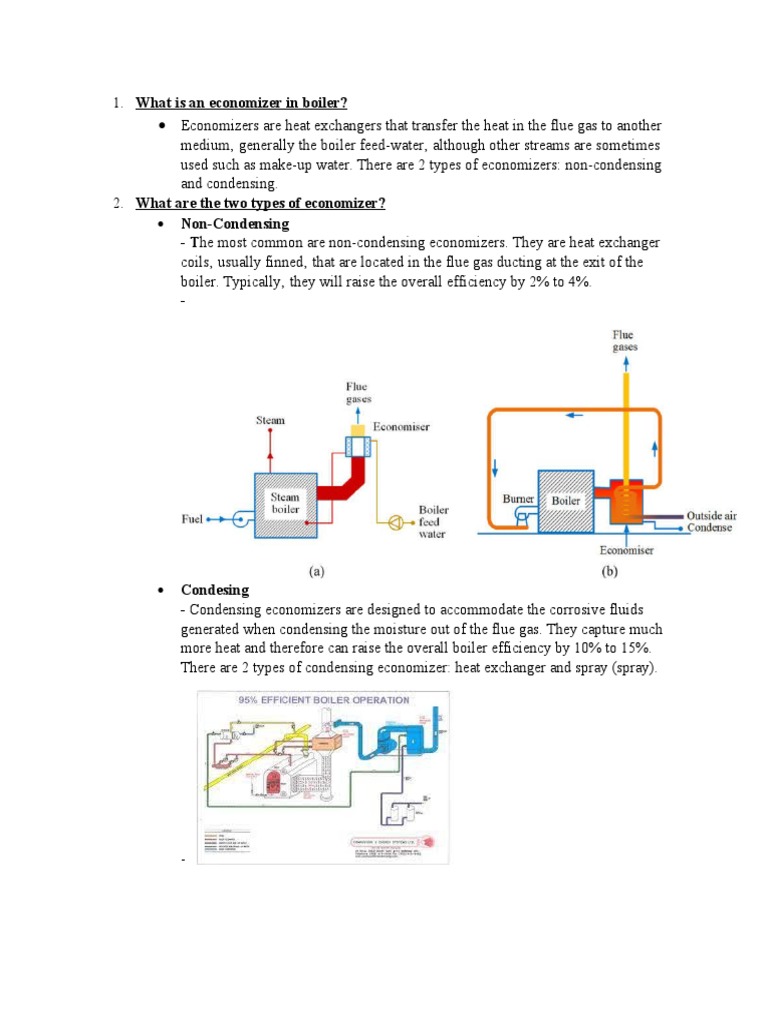 The Most Common Are Non-Condensing Economizers. They Are Heat Exchanger ...