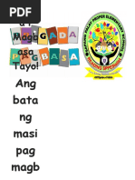 Magbasa Tayo For Kinder 1 | PDF