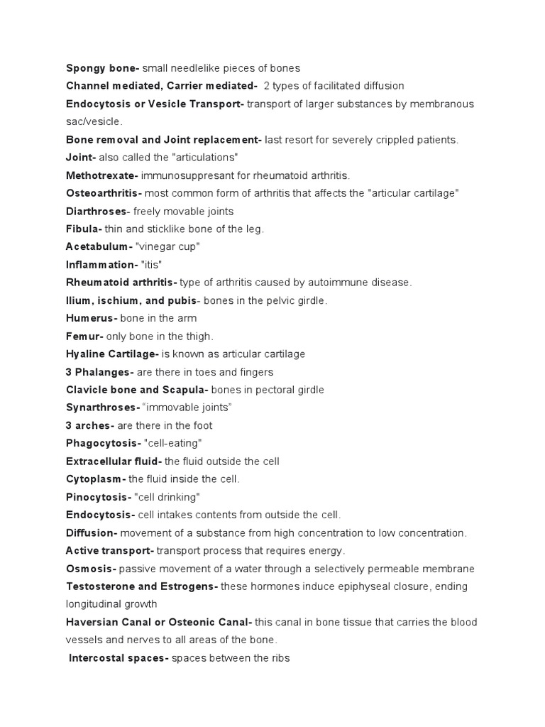 Skeletal and Muscular Reviewer | PDF | Muscle Contraction | Bone