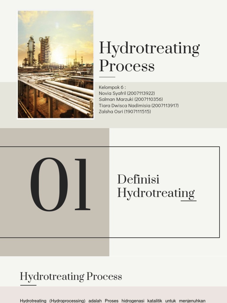 HYDROTREATING PROCESSES: AN OVERVIEW | PDF