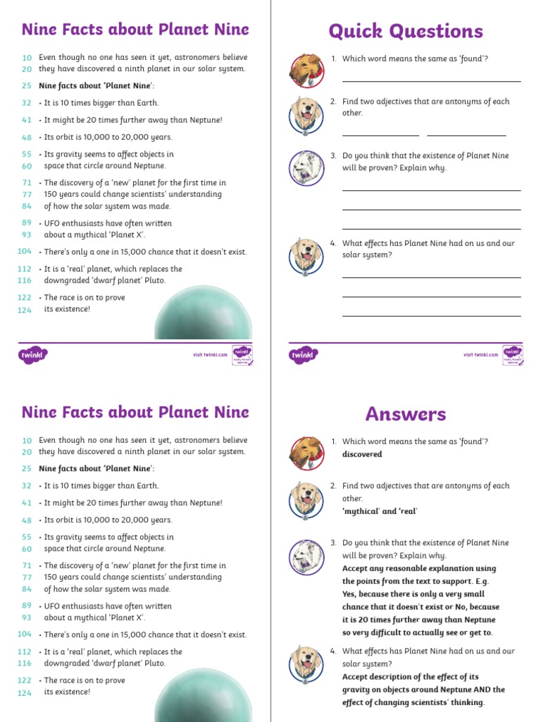 Nine Facts About Planet Nine.196467284 | PDF | Planets | Solar System