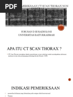 Teknik Pemeriksaan CT-Scan Thorax | PDF