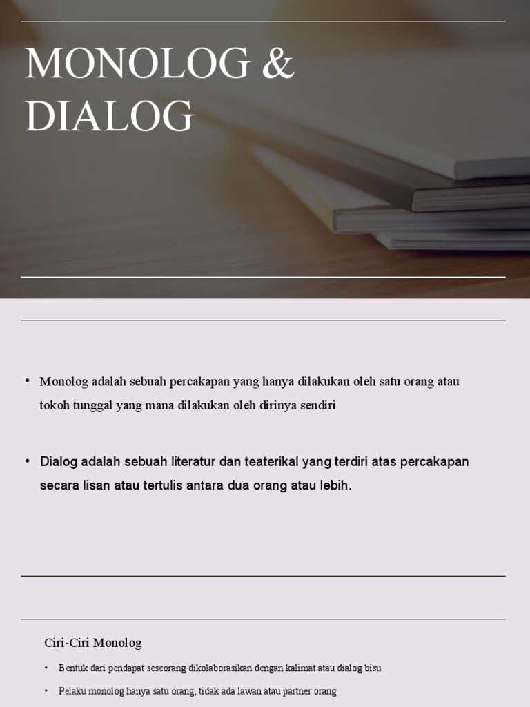 Monolog Dialog Pdf