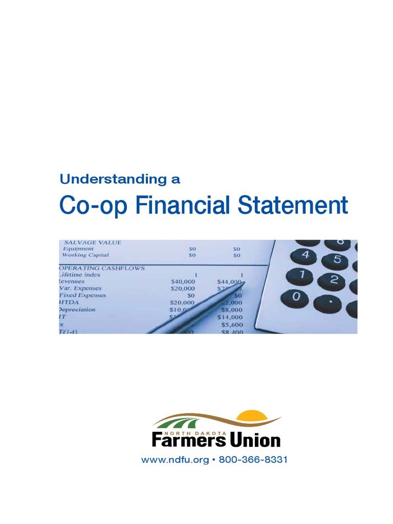 Co-op Financial Statement Explained | PDF | Equity (Finance) | Expense