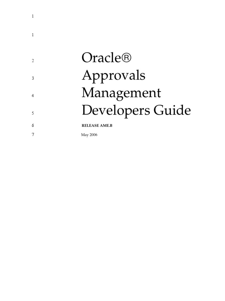 AME B DeveloperGuide | Download Free PDF | Oracle Database | Application Programming Interface