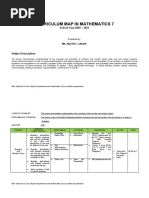 PEAC-Curriculum-Map G7 | PDF | Equations | Set (Mathematics)